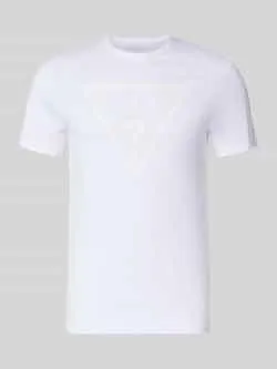 Guess T-Shirt mit Logo und Rundhalsausschnitt