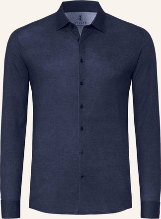 DeSoto Desoto Hemd Slim Fit blau
