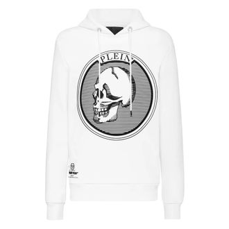 Philipp Plein Hooded Sweatshirt Skull - - Sweatshirts & Hoodies - Herren - Wei&szlig; - L