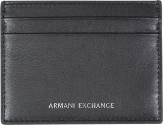 A|X Armani Exchange Homme, Accessoires, Noir, Taille: ONE Size Portefeuille Bifold en Cuir avec D&eacute;tail Logo