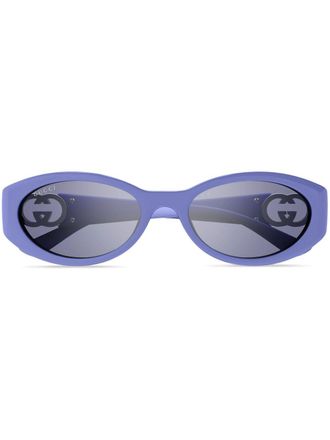 Gucci lunettes de soleil Interlocking G - Violet