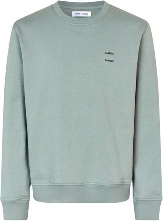 Sams&oslash;e & Sams&oslash;e Klassischer Rundhalspullover - - Sweatshirts & Hoodies - Herren - Gr&uuml;n - 2XL