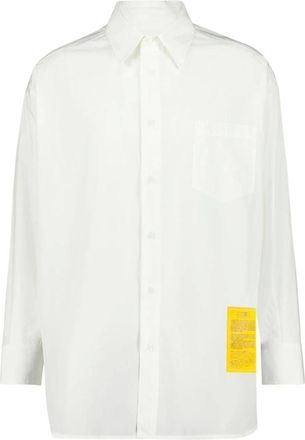 Maison Margiela Homme, Chemises, Blanc, Taille: M Chemise Popeline