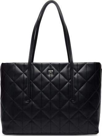 Calvin Klein Handtasche Calvin Klein Quilted Small Tote LV04F3325G Schwarz