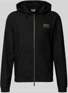 Emporio Armani Regular Fit Sweatjacke mit Logo-Patch