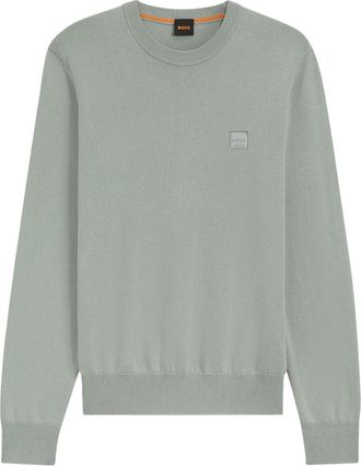 HUGO BOSS Kanovano Pullover f&uuml;r Herren, Rundhalsausschnitt (Gr&uuml;n)