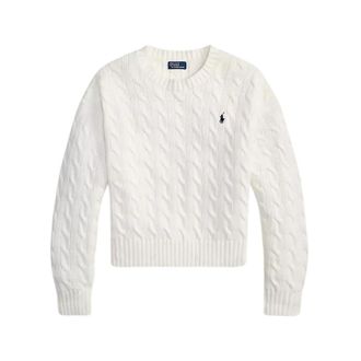 Polo Ralph Lauren Zopfmuster-Pullover - - Knitwear - Damen - Wei&szlig; - L