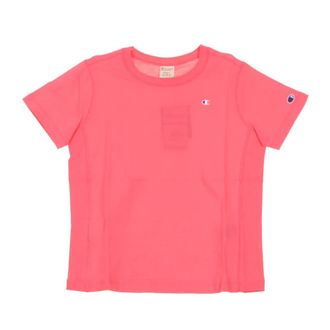 Champion Femme, Sport, Rose, Taille: 40 FR T-shirt Ras du Cou