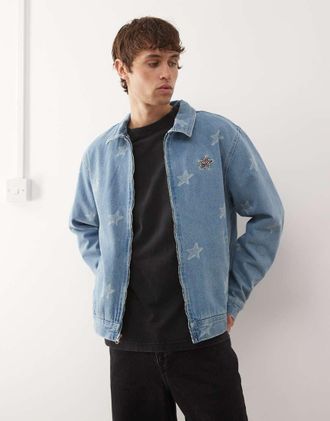 Vans Pomona Station - Jeansjacke in Stonewash/Blau