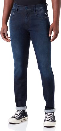 Replay Herren Anbass Forever Blue Jeans, 007 Dark Blue, 28W / 34L EU