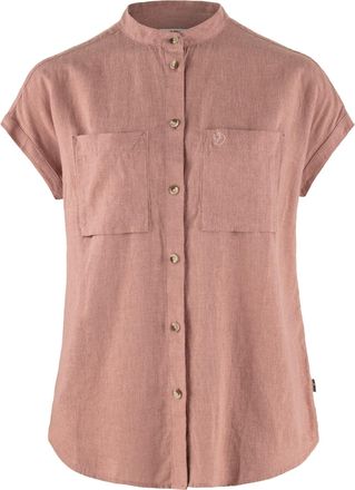 Fj&auml;llr&auml;ven Damen &Ouml;vik Hemp SS Shirt, Dusty Rose, S