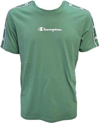 Champion Legacy American Tape Small Logo S/S T-Shirt, Vert Patine, Hommes