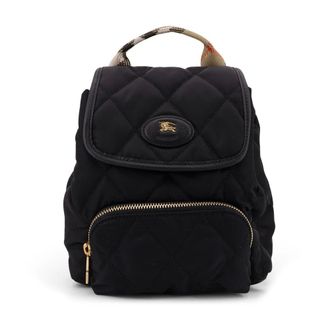 Burberry Femme, Sacs, Noir, Taille: ONE Size Sac &agrave; dos Check Jacquard