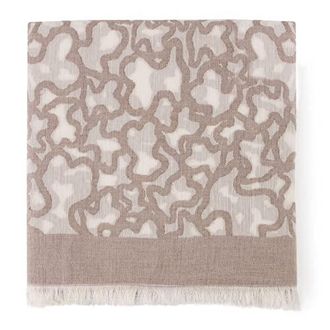 Tous Foulard Kaos couleur pierre