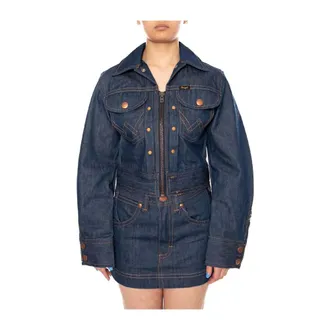 Wrangler Femme, Vestes, Bleu, Taille: 38 FR Vestes