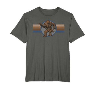 Star Wars Rancor Retro-Vintage-T-Shirt mit gestreifter Grafik T-Shirt