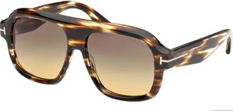 Tom Ford unisex, Accessoires, Brun, Taille: 56 MM Rhonda-02 Lunettes de soleil