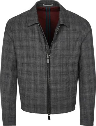 Pal Zileri Karierter Jacke - - Jackets - Herren - Grau - L