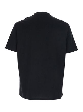 Emporio Armani Mens Crew Neck T-Shirt Black Cotton T-Shirts And Polos