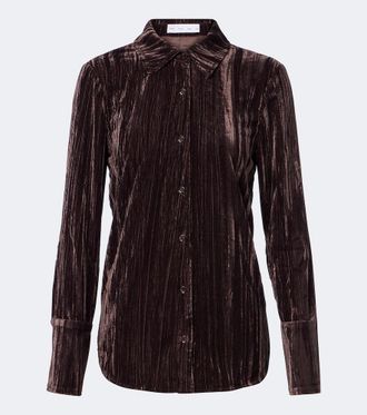 Proenza Schouler Chemise en velours White Label Madi