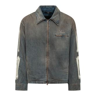 Amiri Homme, Vestes, Bleu, Taille: L Blouson