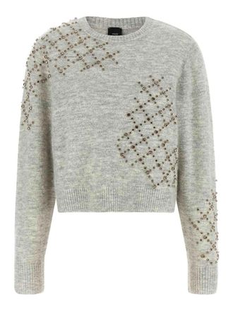 Pinko Pull Col Rond - Gris