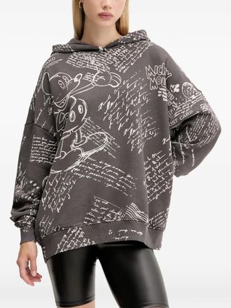 Desigual x Disney sweat imprim&eacute; &agrave; capuche - Noir