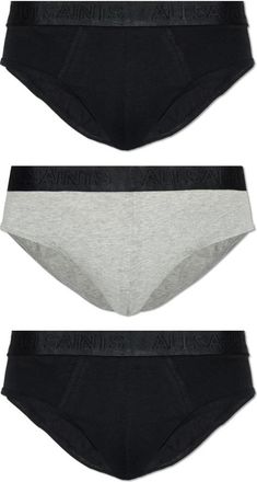 AllSaints Homme, Sous-v&ecirc;tements, Noir, Taille: S Lot de 3 slips
