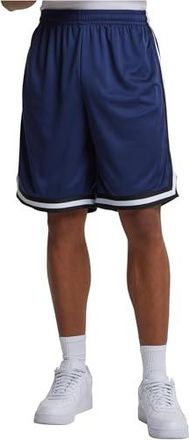 Urban Classics Stripes Mesh Shorts, Darkblue/Black/White, M Homme