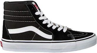 Vans Mixte Adulte SK8-Hi Sneaker, Black/Black/White, 41 EU