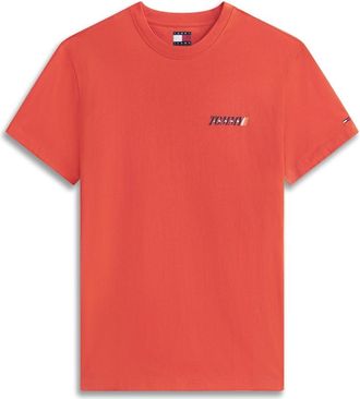 Tommy Hilfiger T-Shirt aus Baumwolle mit beidseitigem Print, Regular Fit in