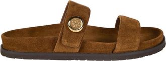 Tory Burch Femme, Chaussures, Brun, Taille: 40 EU Romy Sport Slide