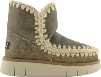 Mou Bottines &agrave; enfiler avec logo - Femme - Chaussures - Brun - Taille: 36 EU
