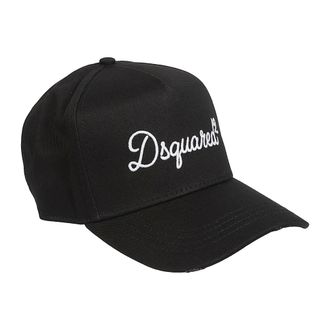 Dsquared2 Homme, Accessoires, Noir, Taille: ONE Size Casquette de baseball Signature
