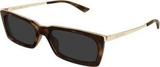 Saint Laurent SL 766 Rechteckige Sonnenbrille - - Accessories - unisex - Braun - 57 MM