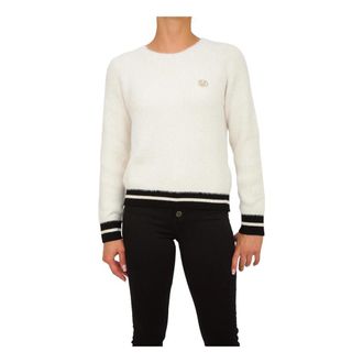 Liu Jo Maglia Chiusa M/L - - Knitwear - Damen - Wei&szlig; - M