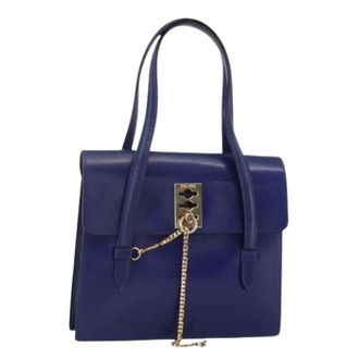 Celine Pre-owned Vintage Handtasche - - Pre-owned - Damen - Blau - ONE SIZE