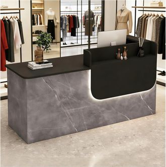 Generic LED-Lichtleiste f&uuml;r die Schublade der Rezeptionstheke Rezeptionstresen mit Theke Rezeptionstisch mit Stauraum Kassentresen f&uuml;r B&uuml;ro Einzelhandel Lobby