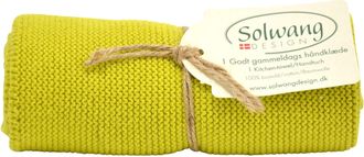 Solwang D&auml;nische Baumwolle in 100% &Ouml;ko-Tex-zertifiziert oder GOTS-zertifizierten K&uuml;chenhandt&uuml;chern, hergestellt in Indien (Citron)
