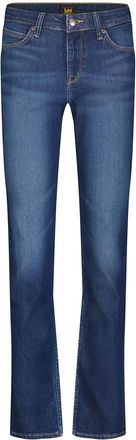 Lee Damen Marion Straight Jeans, Rain Falls, 34W / 31L EU