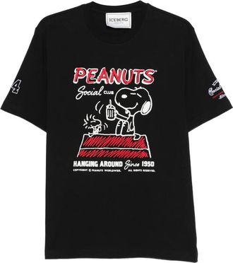 Iceberg Peanuts-embroidered T-shirt