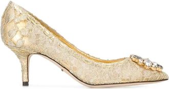 Dolce & Gabbana Femme, Chaussures, Gris, Taille: 40 EU Bellucci Escarpins