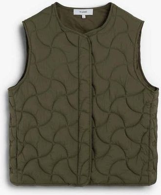 Scalpers Veste sans manches - Kaki clair-Vert