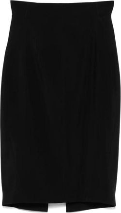 MUGLER Jupe crayon midi - Femme - Jupes - Noir - Taille: 38 FR