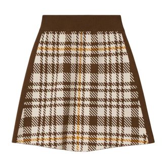 Rodebjer Eco Kariertes Stilvolles Top - - Skirts - Damen - Braun - XS
