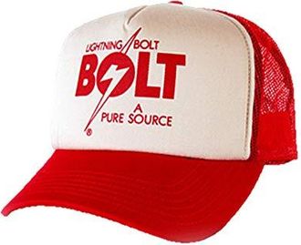 Lightning Bolt A Pure Source - Trucker Cap / Hat Formula One Red - 031MACAP101R0200 - LXL