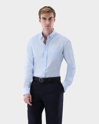 van Laack Hemd mit Strukturmuster Tailor Fit