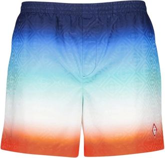 Casablanca Homme, Maillots de bain, Multicolore, Taille: S Gradient Jacquard Swim Shorts