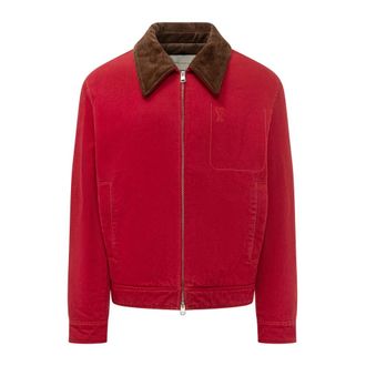 Ami Homme, Vestes, Rouge, Taille: XL SweaT-shirt De Coeur