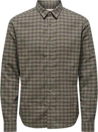 Only & Sons Herren Onsgudmund Ls Checked Shirt Noos, Walnut, X-Small